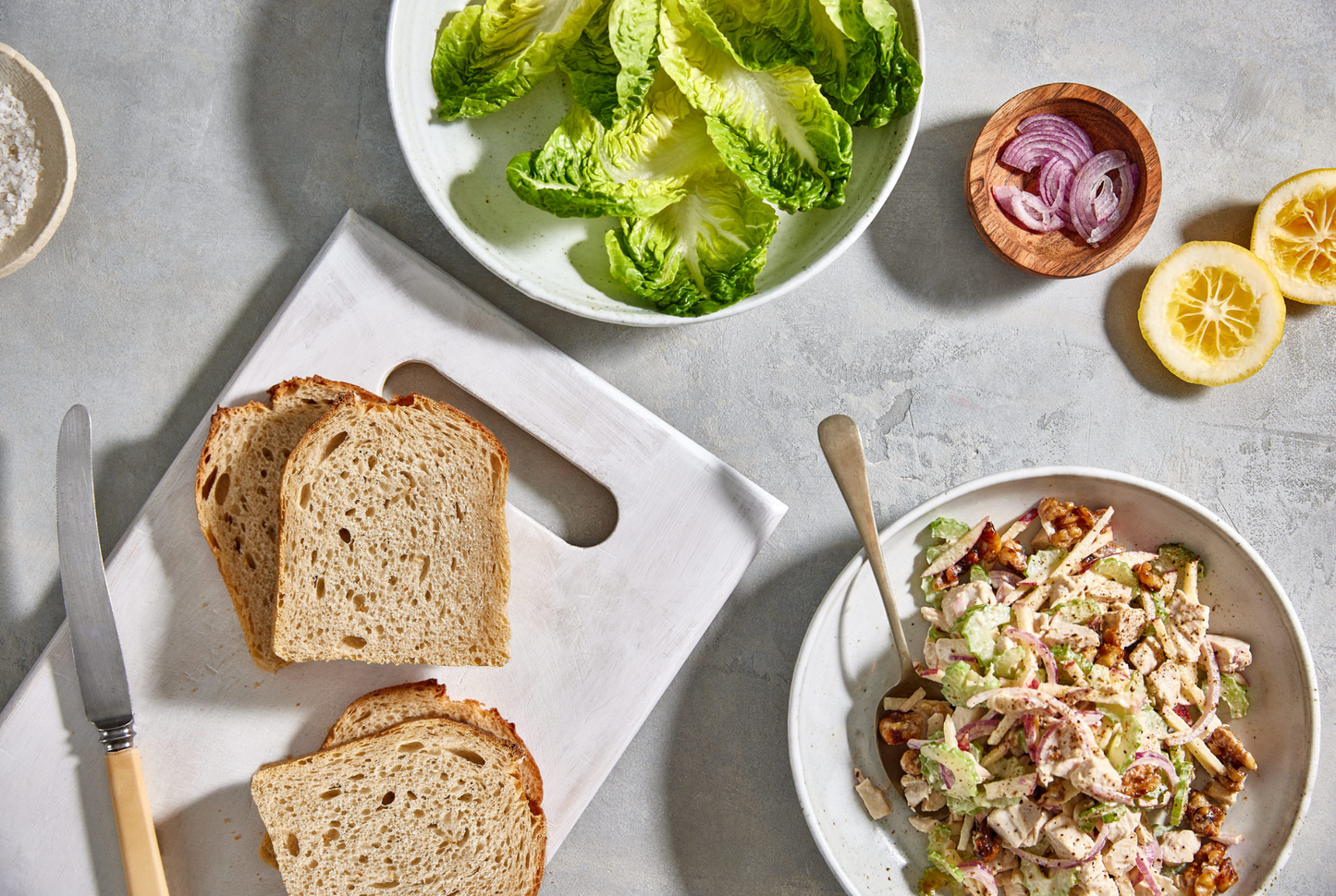 Waldorf Chicken Sandwich Recipe | Easy Lunch with Volare Sourdough ...